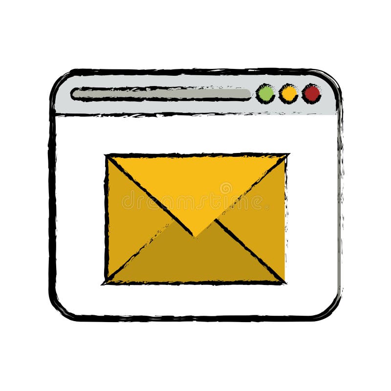 Email Drawing Stock Illustrations – 12,417 Email Drawing Stock ...
