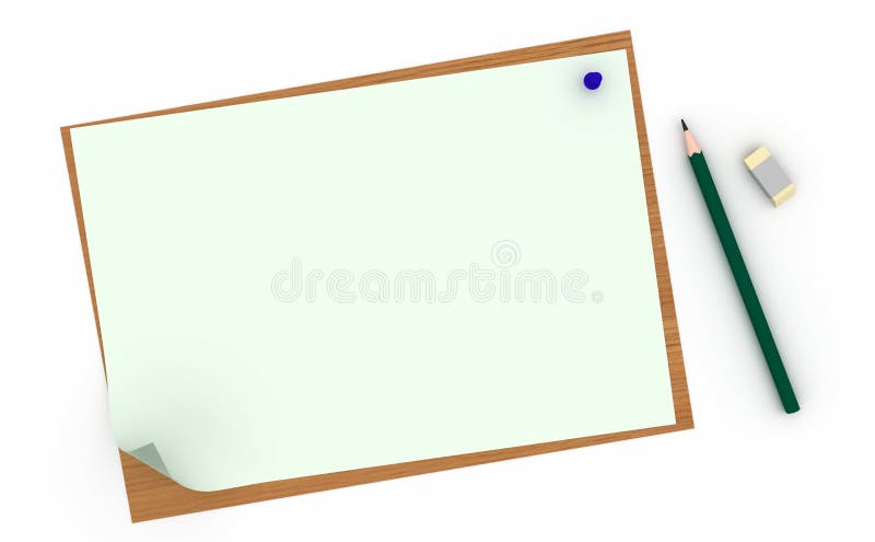 Designer drawing table stock illustration. Illustration of coffee ...