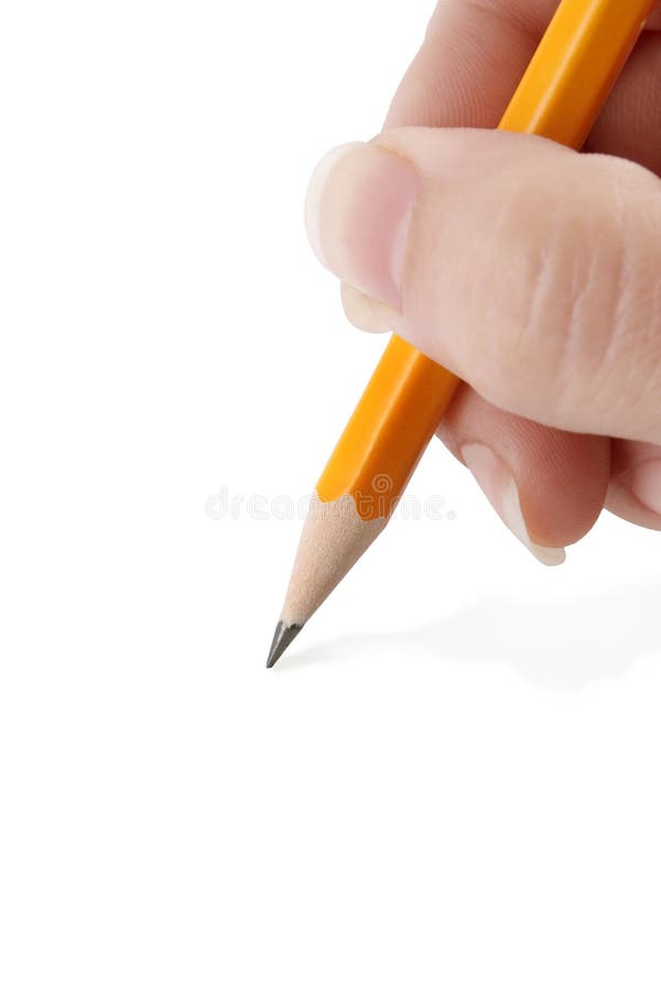 Pencil writing on paper stock photo. Image of artist - 16362772