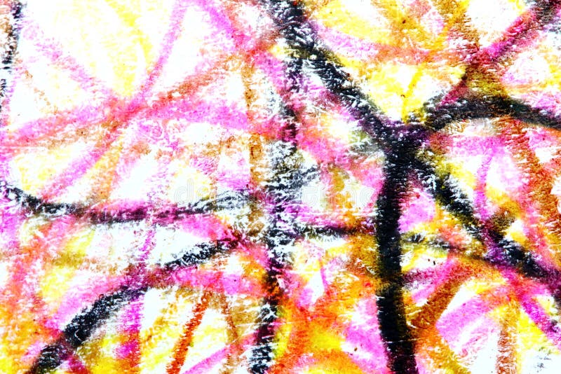 Drawing Pencil Color Many Color for Background Stock Illustration ...