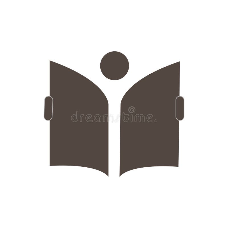 Drawing of People Reading Book Icon Color Design Vector Illustration ...