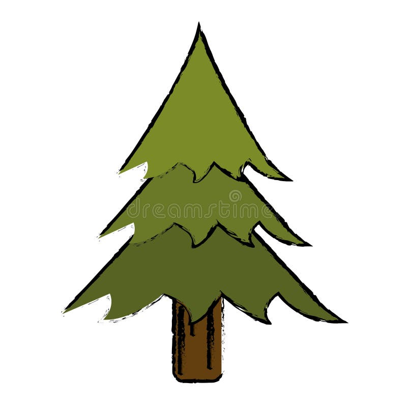 Simple Pine Tree Drawings