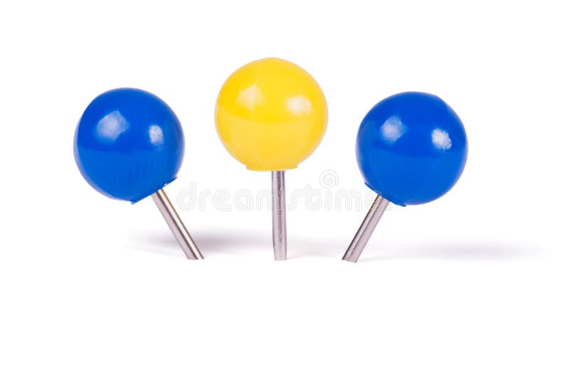 935 Blue Drawing Pins White Stock Photos - Free & Royalty-Free Stock ...