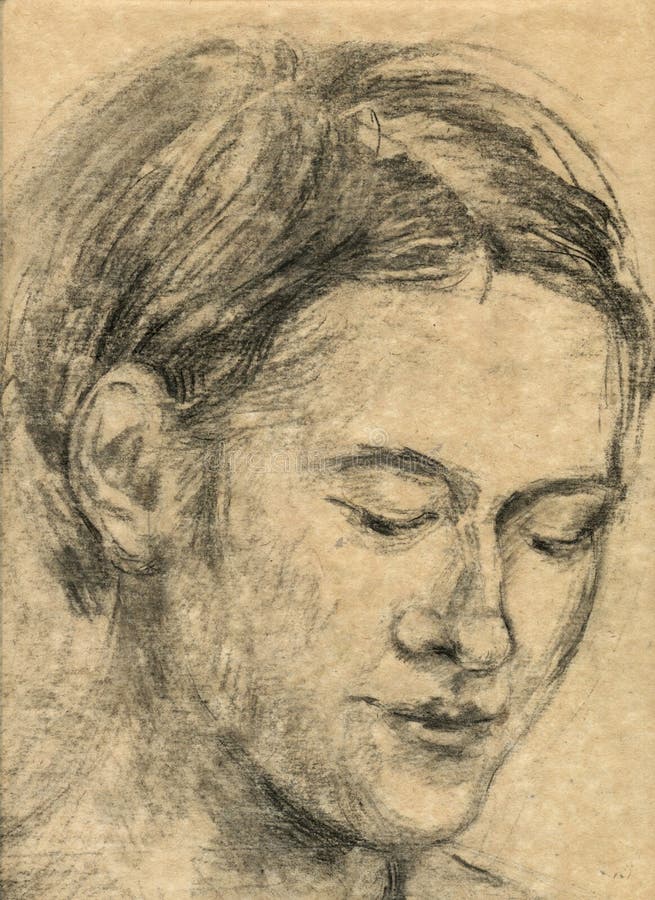 Drawing - portrait stock illustration. Illustration of craft - 6783712