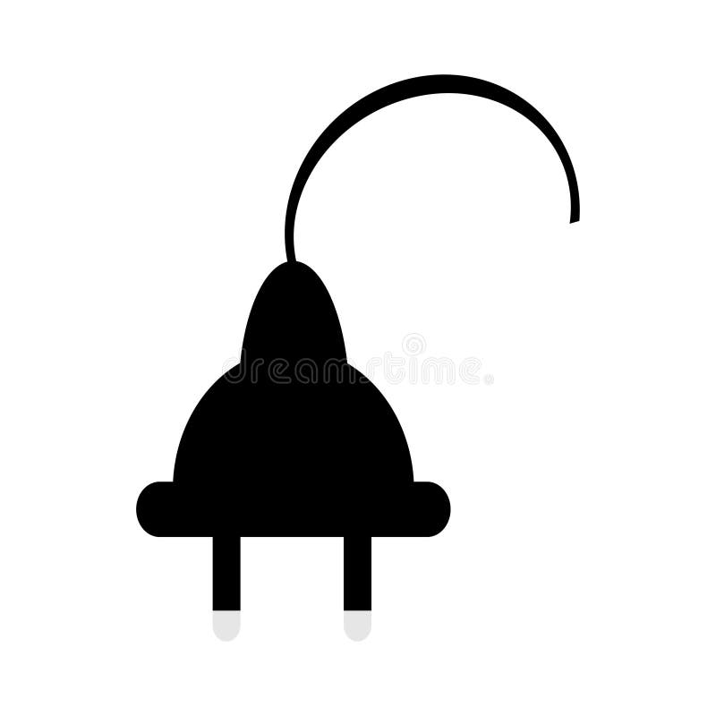 Drawing of Power Cord Plug Icon Color Design Vector Illustration Stock ...