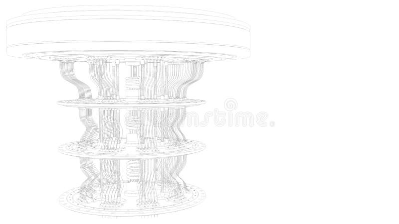 Quantum Computer Drawing Stock Illustrations – 110 Quantum Computer ...