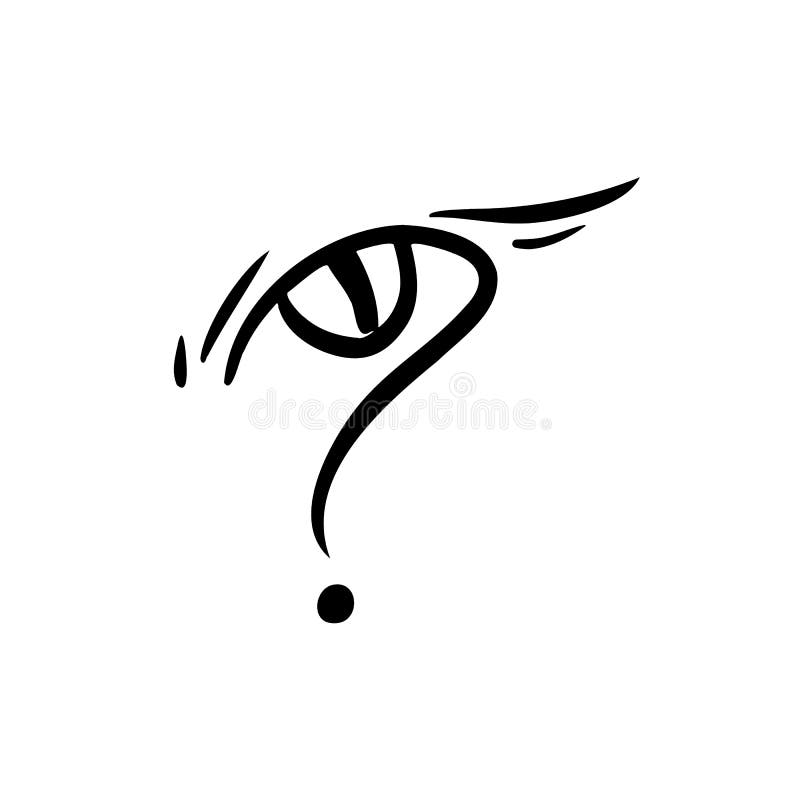 Eyebrow Question Mark Stock Illustrations – 39 Eyebrow Question Mark ...