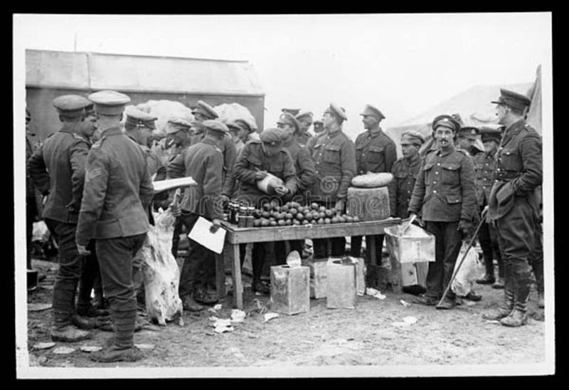 Drawing Rations At The Front Picture. Image: 224184461