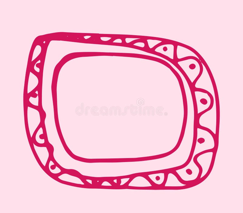 Pink Rectangular Frame Sketch Stock Illustrations – 311 Pink ...