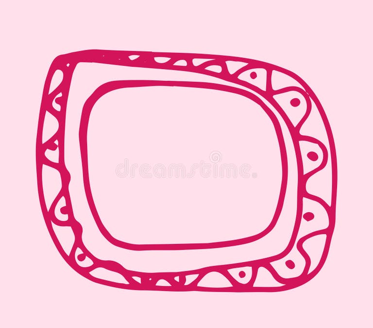 Pink Rectangular Frame Sketch Stock Illustrations – 311 Pink ...