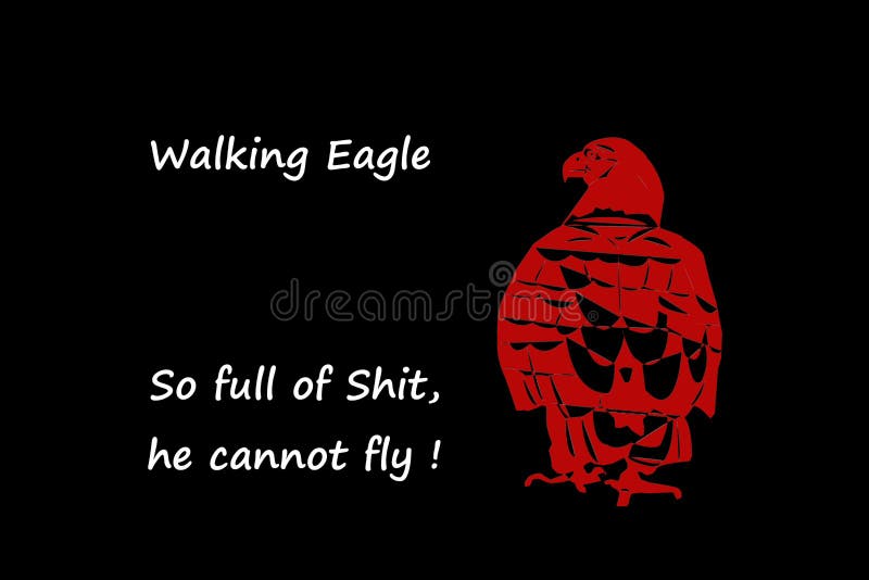 Walking Eagle Stock Illustrations – 363 Walking Eagle Stock ...