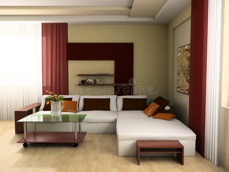 Drawing room stock illustration. Illustration of decor - 11799885