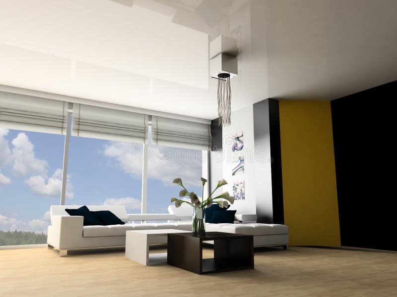 Drawing room stock illustration. Illustration of domestic - 19116281