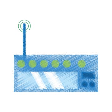 Modem Drawing Stock Illustrations – 886 Modem Drawing Stock ...