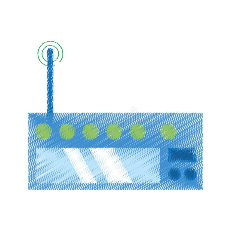 Modem Drawing Stock Illustrations – 817 Modem Drawing Stock ...