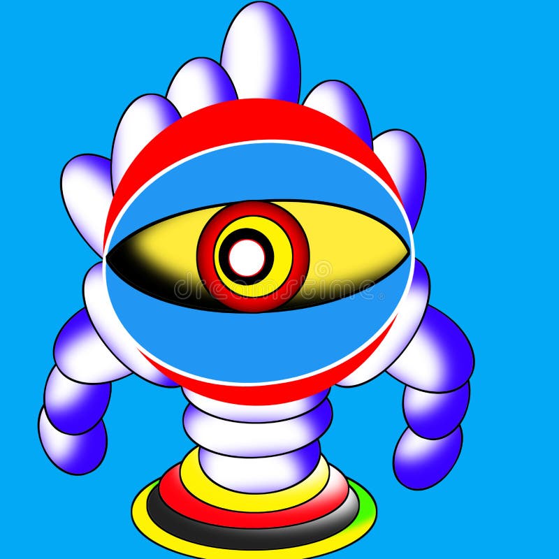 One Eye Robot Stock Illustrations – 258 One Eye Robot Stock ...