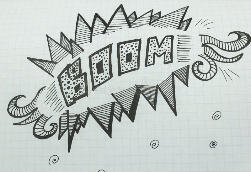 Paper design boom stock photo. Image of damage, page - 143575192