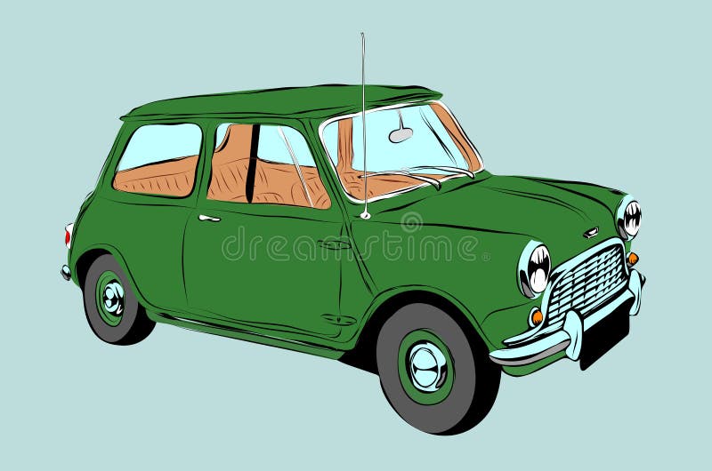 Mini cars. stock vector. Illustration of small, mini - 108778383