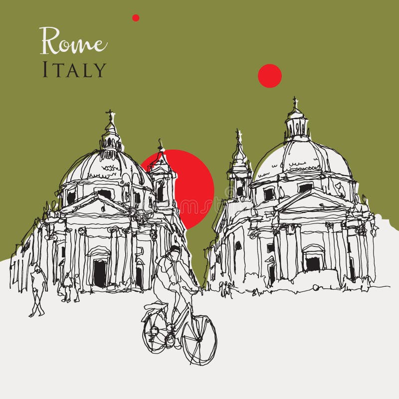 Italian Churches Stock Illustrations – 60 Italian Churches Stock ...