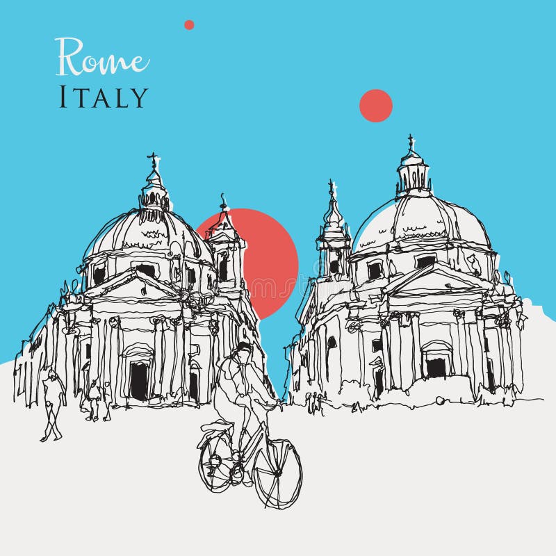 Italian Churches Stock Illustrations – 60 Italian Churches Stock ...