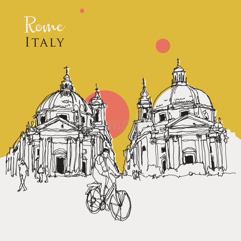 Italian Churches Stock Illustrations – 60 Italian Churches Stock ...