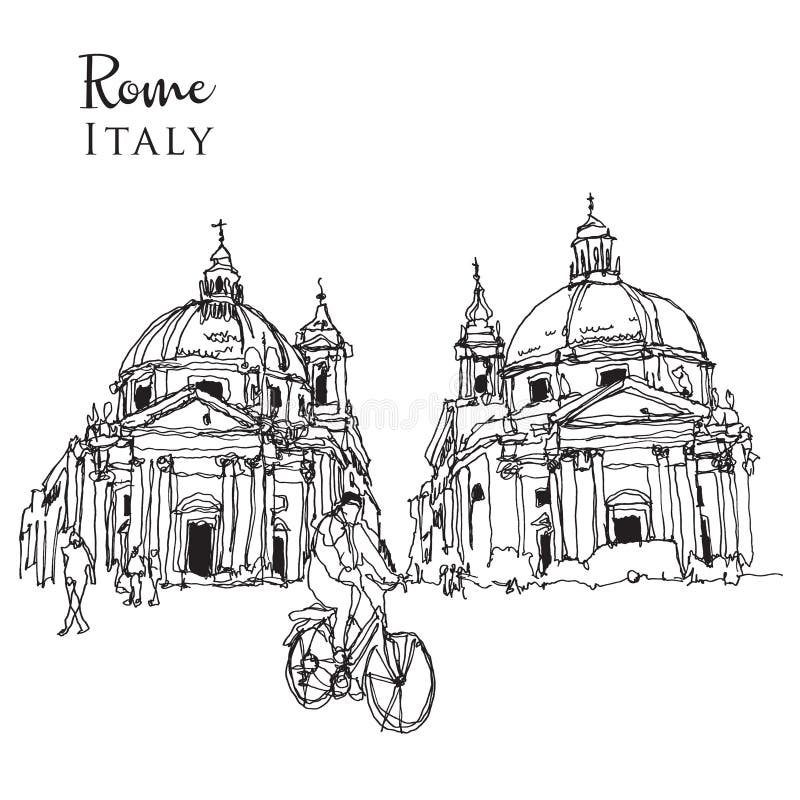 Italian Churches Stock Illustrations – 60 Italian Churches Stock ...