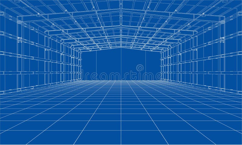 Large Warehouse with Drawers. Rack with Drawers and Boxes. Carton Boxes ...