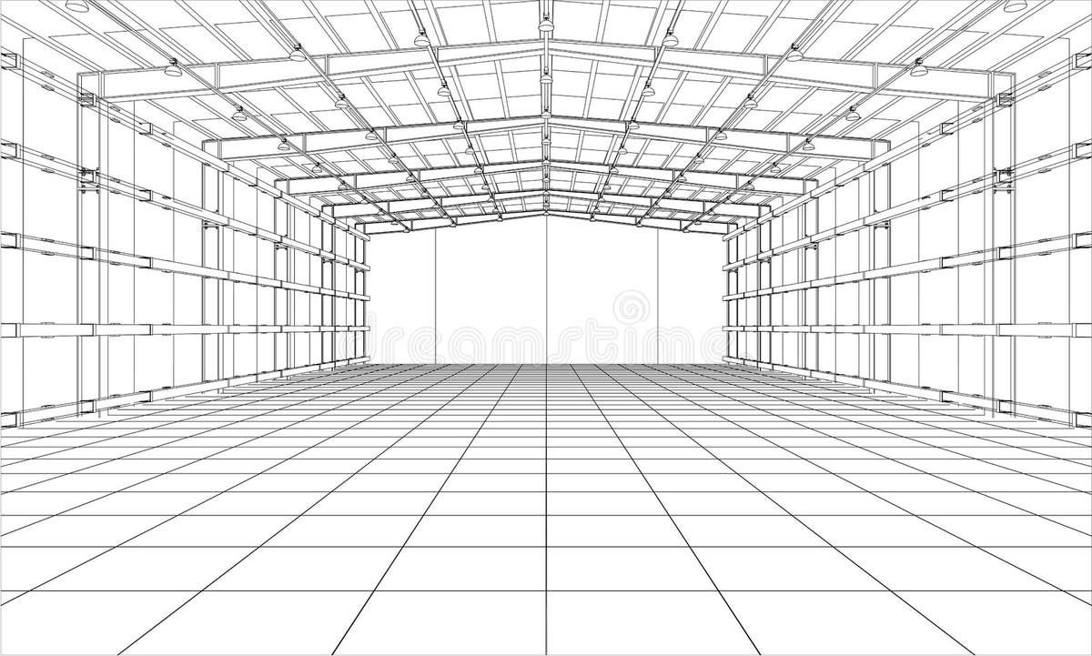 Retail Store Interior Sketch Stock Illustrations – 264 Retail Store ...