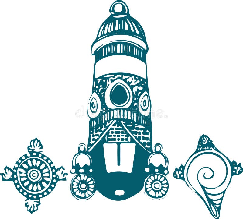 Drawing of Lord Venkateshwara or Balaji Vector Line Art. Editable ...