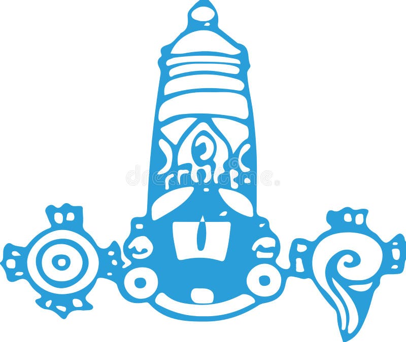 Drawing of Lord Venkateshwara Outline Vector Editable Illustration ...