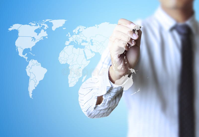 Drawing Social Network Structure Stock Image - Image of information ...