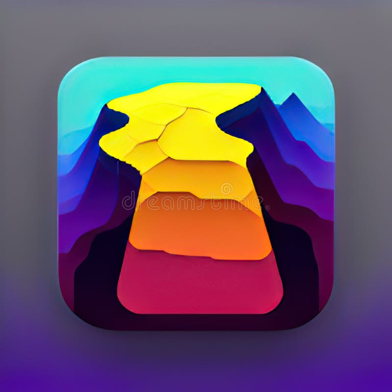 Drawing Software App Icon. Generative AI. Stock Image - Image of ...