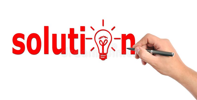 Drawing solution stock image. Image of business, gripping - 26710905