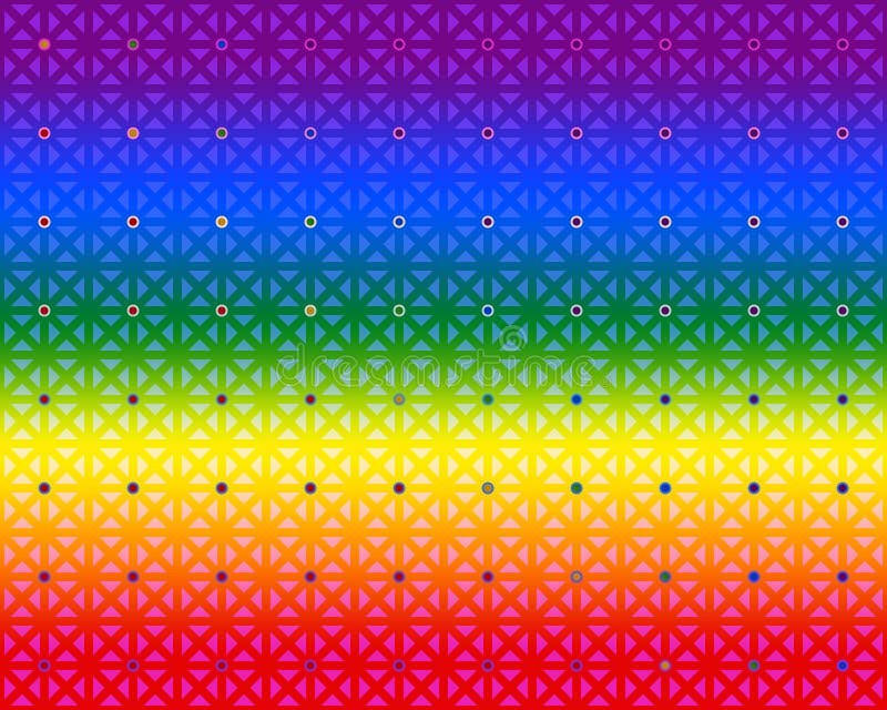 Pattern on the Gradient. Drawing for a Stained-glass Window. Content ...