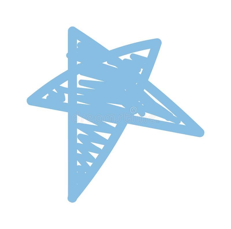 Drawing star in pencil stock vector. Illustration of painting - 272591055