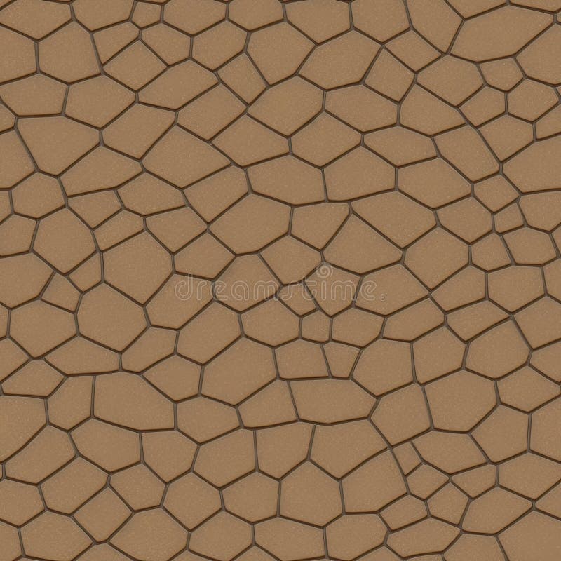 Drawing of Stone Texture. Hand Painted, Seamless Stock Illustration ...