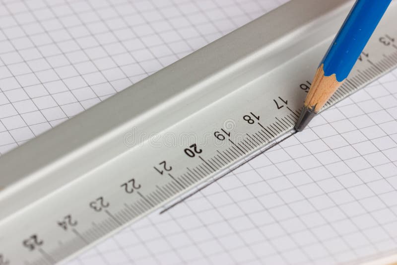 Drawing straight line stock image. Image of office, education - 80360939