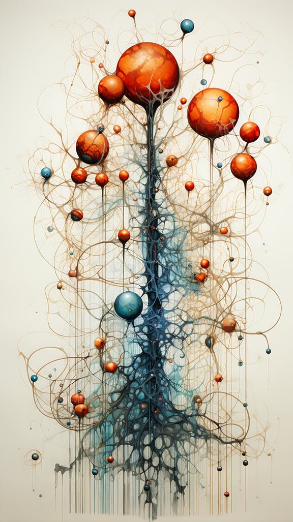 A Tree of Synapses stock illustration. Illustration of neural - 283310489