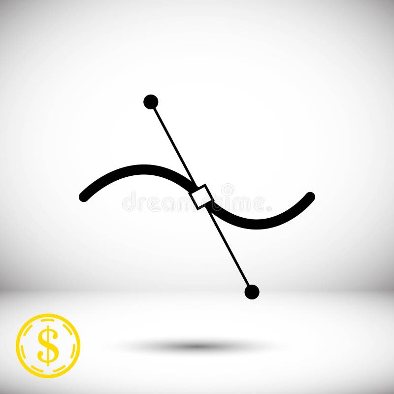 Drawing the Symbol Lines Icon Stock Vector - Illustration of design ...