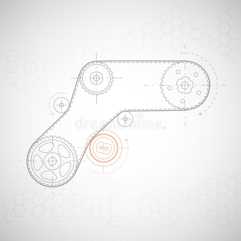Gear Cog Technical Drawing Stock Illustrations – 2,308 Gear Cog ...