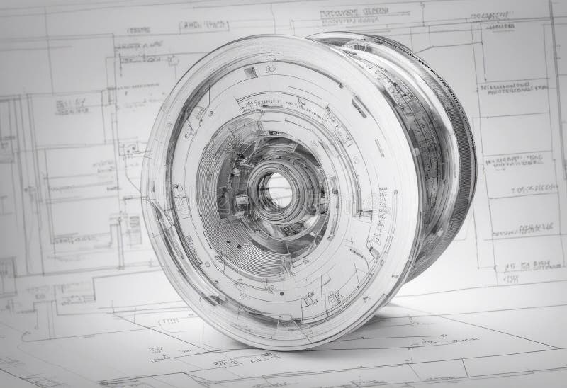 Drawing Technical Technology Engineering Mechanical Part Machine Design ...