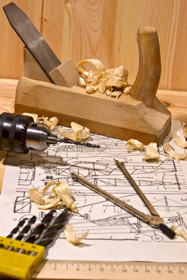 The drawing and the tool stock photo. Image of measuring - 17442270