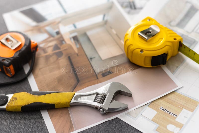 Drawing Tool and Project, Sketch Stock Photo - Image of measuring ...