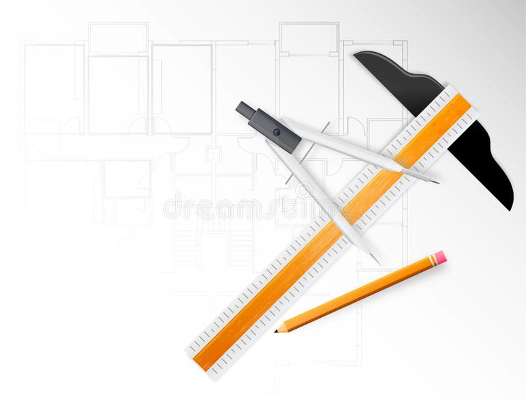 Building Engineering Tools Drawing Stock Illustrations – 1,730 Building ...