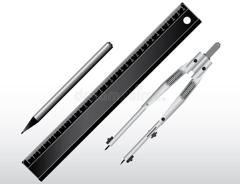 Drawing tools stock vector. Illustration of drawing, layout - 8039991