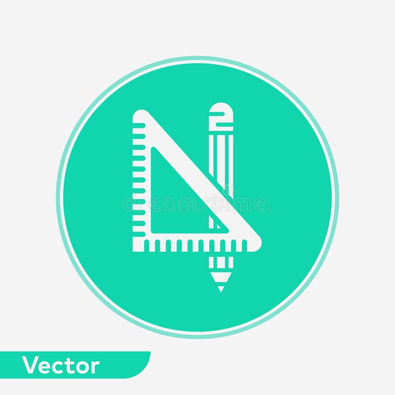 Drawing Tools Vector Icon Sign Symbol Stock Vector - Illustration of ...