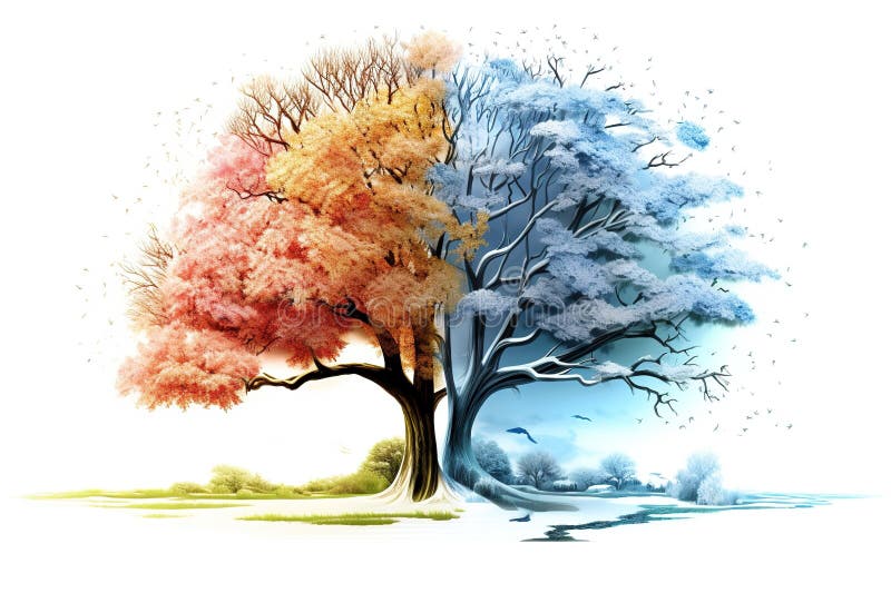 Change Graphic Seasons Stock Illustrations – 596 Change Graphic Seasons ...