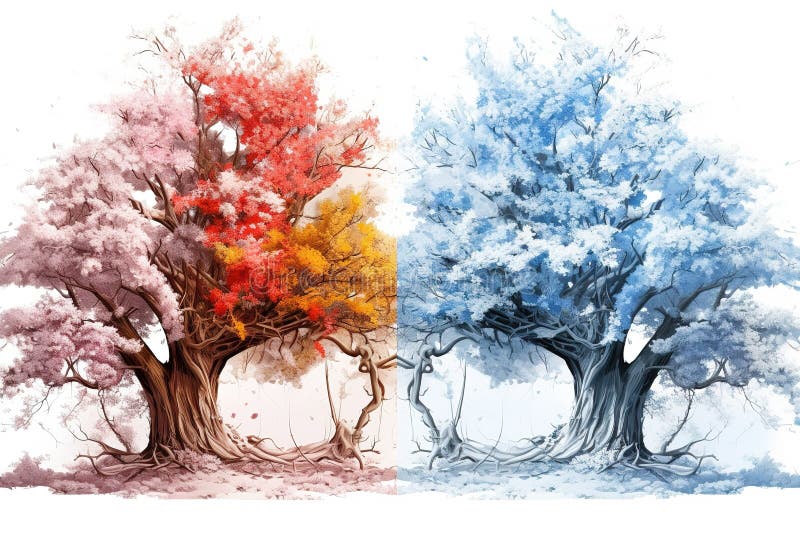 Change Graphic Seasons Stock Illustrations – 596 Change Graphic Seasons ...