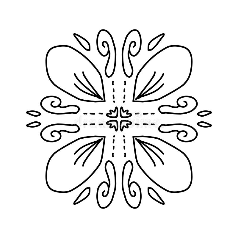 Batik Tribal Bird Isolated Vector Stock Vector - Illustration of tribal ...