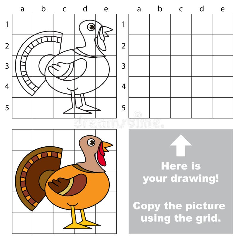 Drawing Tutorial for Kids. Educational Kid Game. Stock Vector ...